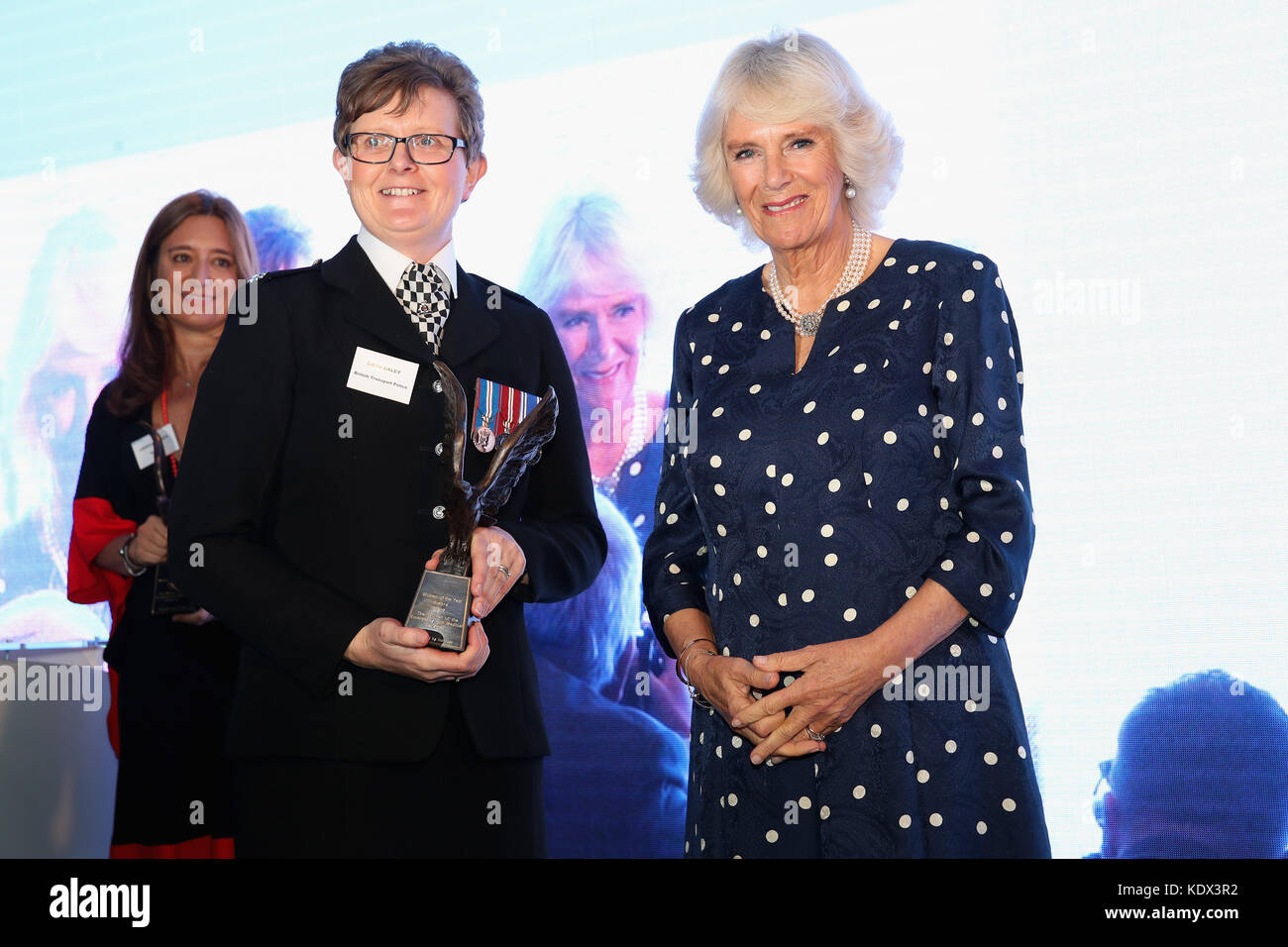 The Duchess of Cornwall and Cath Daley at the Women of the Year Lunch ...