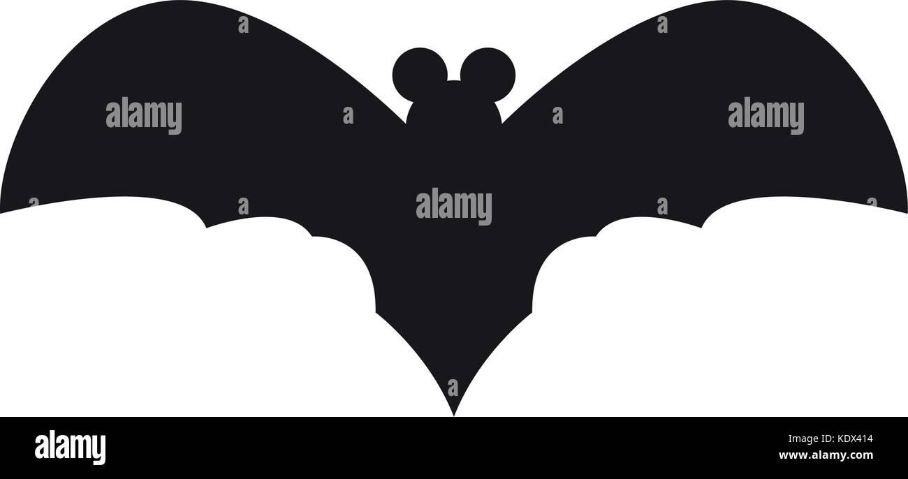 Isolated bat silhouette Stock Vector Image & Art - Alamy