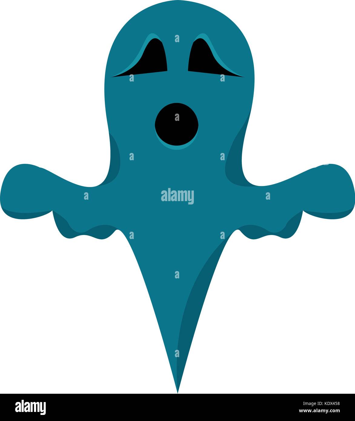 Isolated blue ghost Stock Vector Image & Art - Alamy