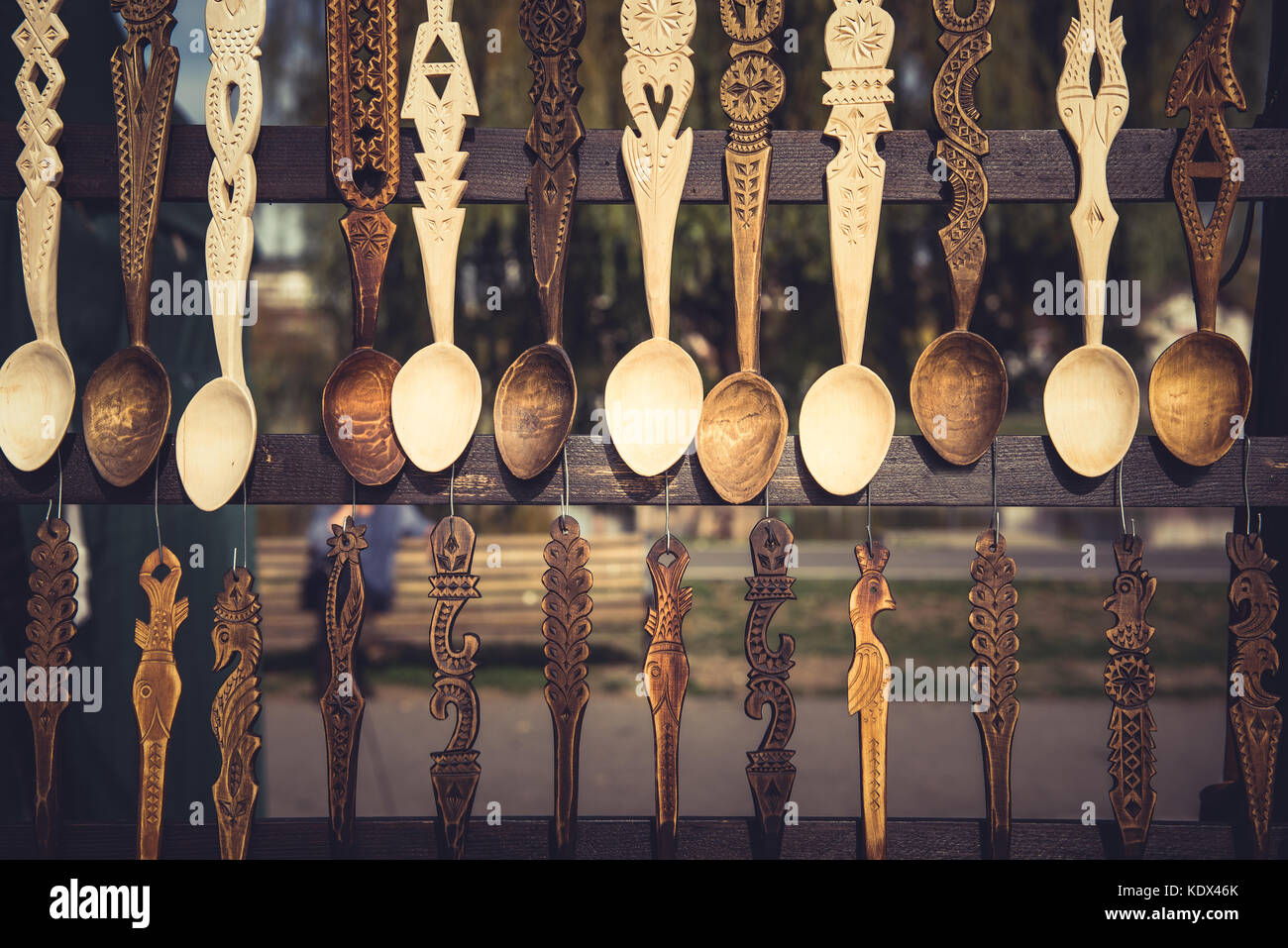 Hanging wooden spoon hi-res stock photography and images - Alamy