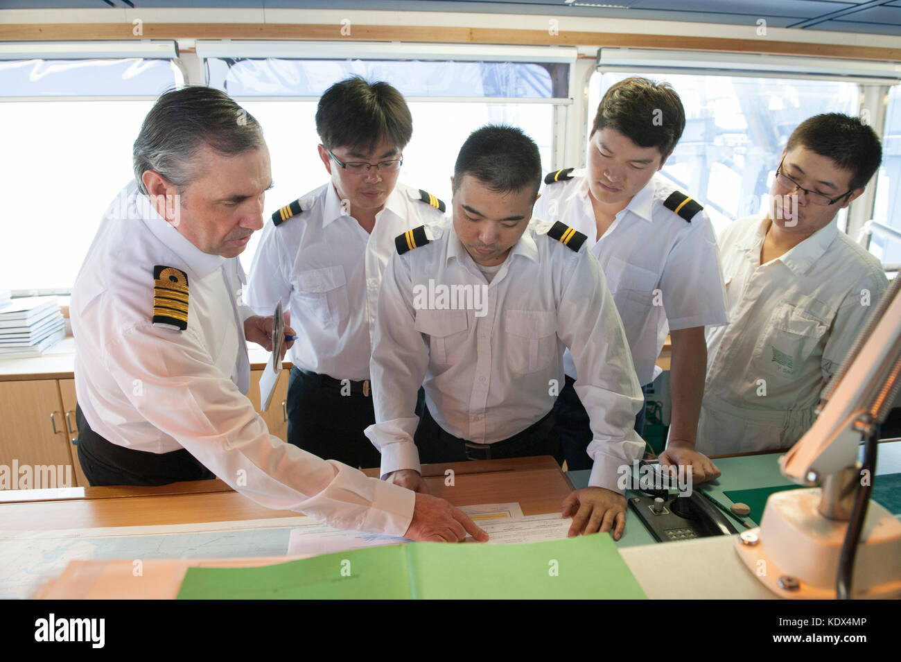 Ship chart room hi-res stock photography and images - Alamy