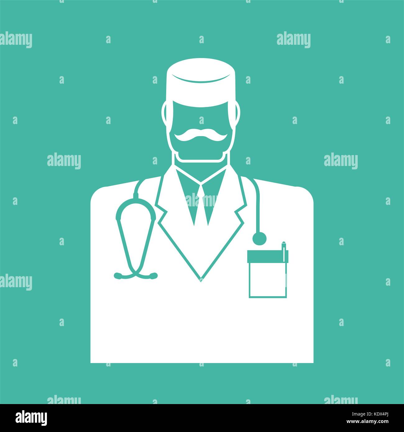 Doctor icon. physician sign symbol. Vector illustration Stock Vector ...