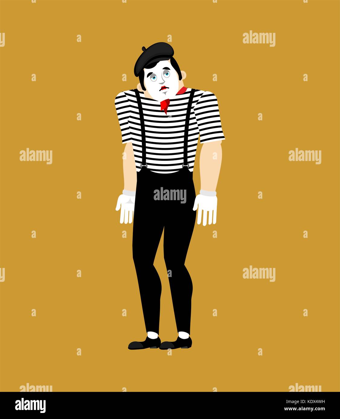 Sad clown male Stock Vector Images - Alamy