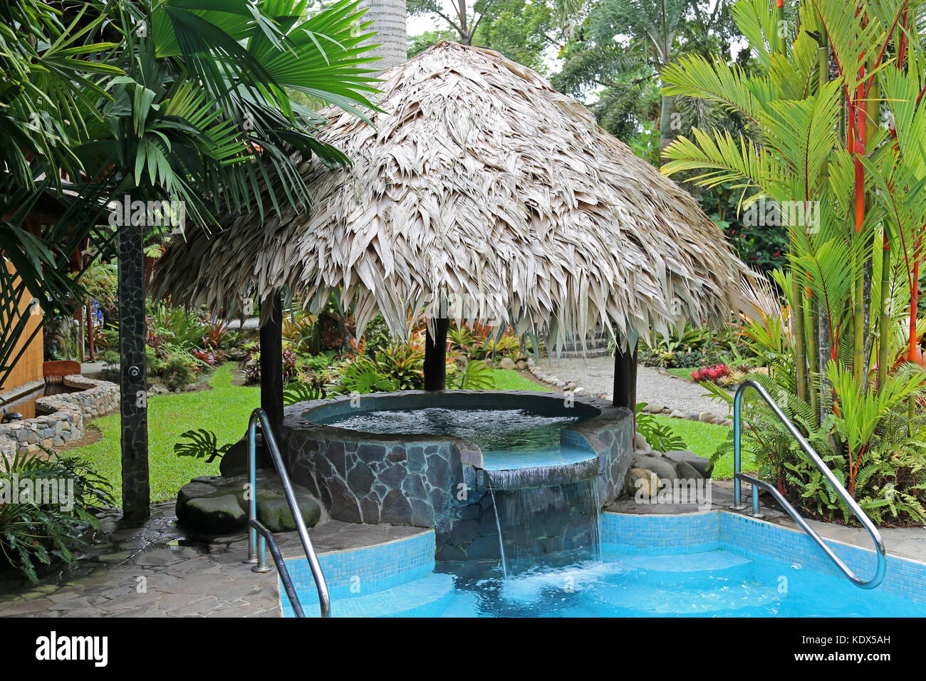 Hotel Banana Azul pool and gardens, Playa Negra, Puerto Viejo de ...