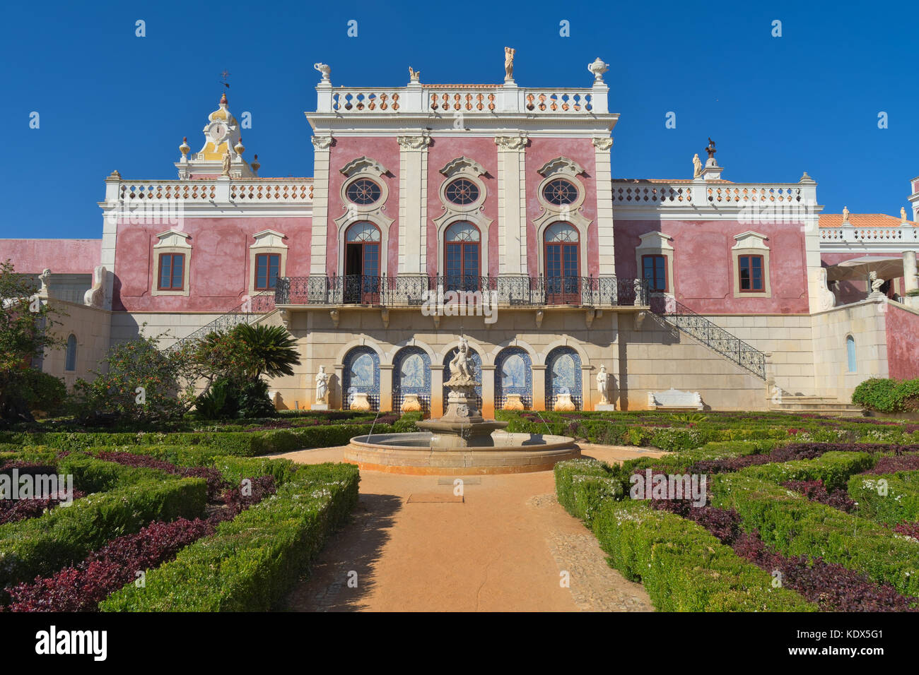 Estoi Palace in the village of Estoi. Landmark, hotel and national ...