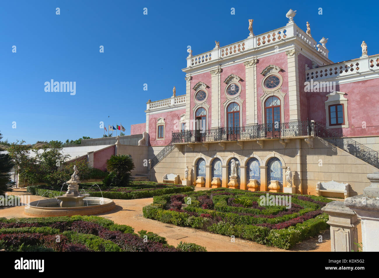 Estoi Palace in the village of Estoi. Landmark, hotel and national ...