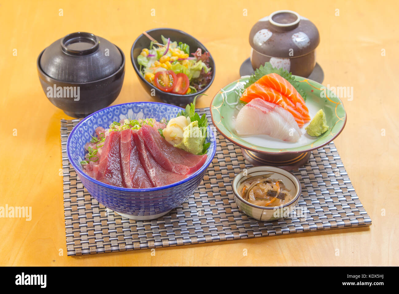 japanese set meal Stock Photo - Alamy