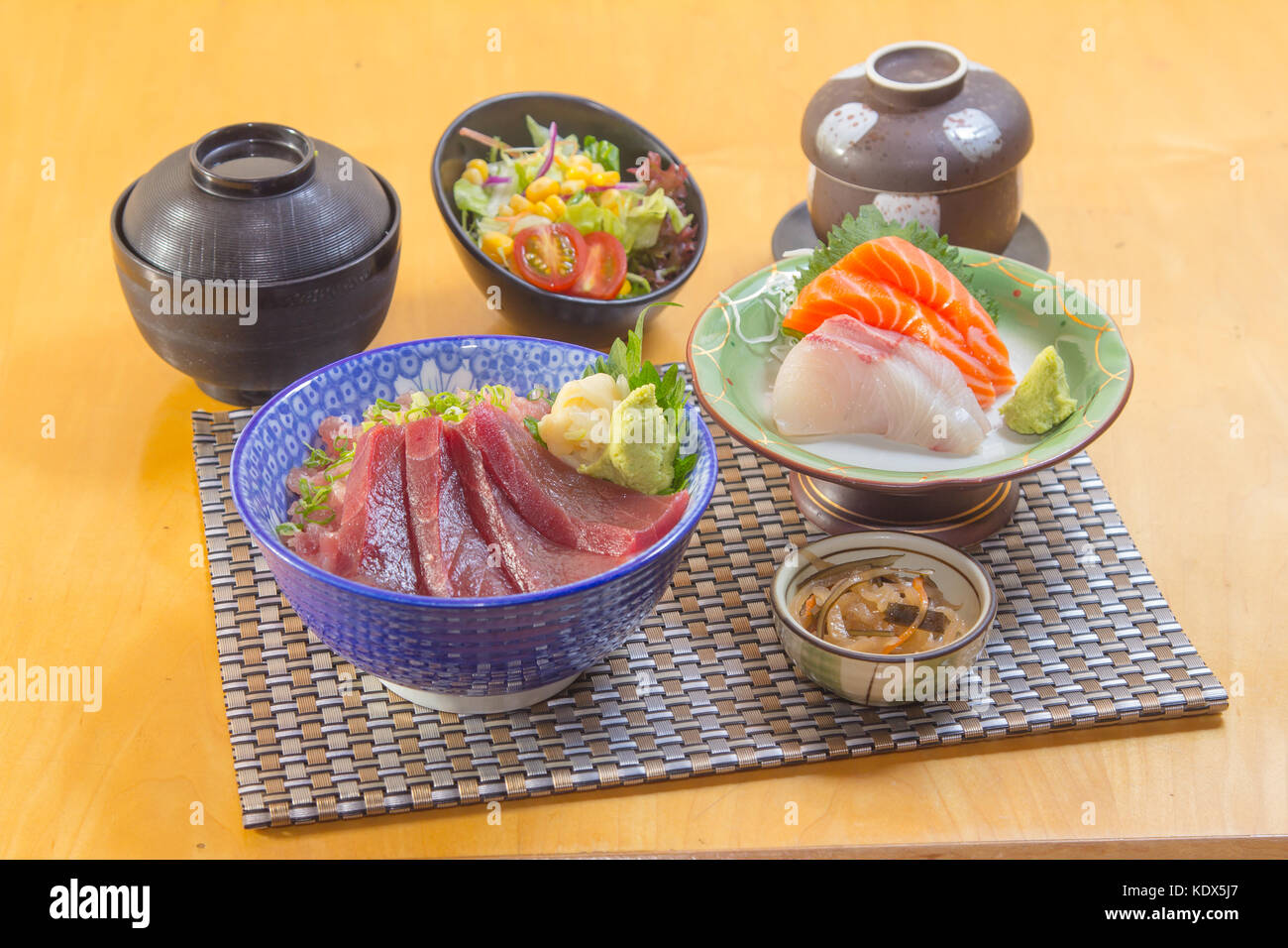 japanese set meal Stock Photo - Alamy