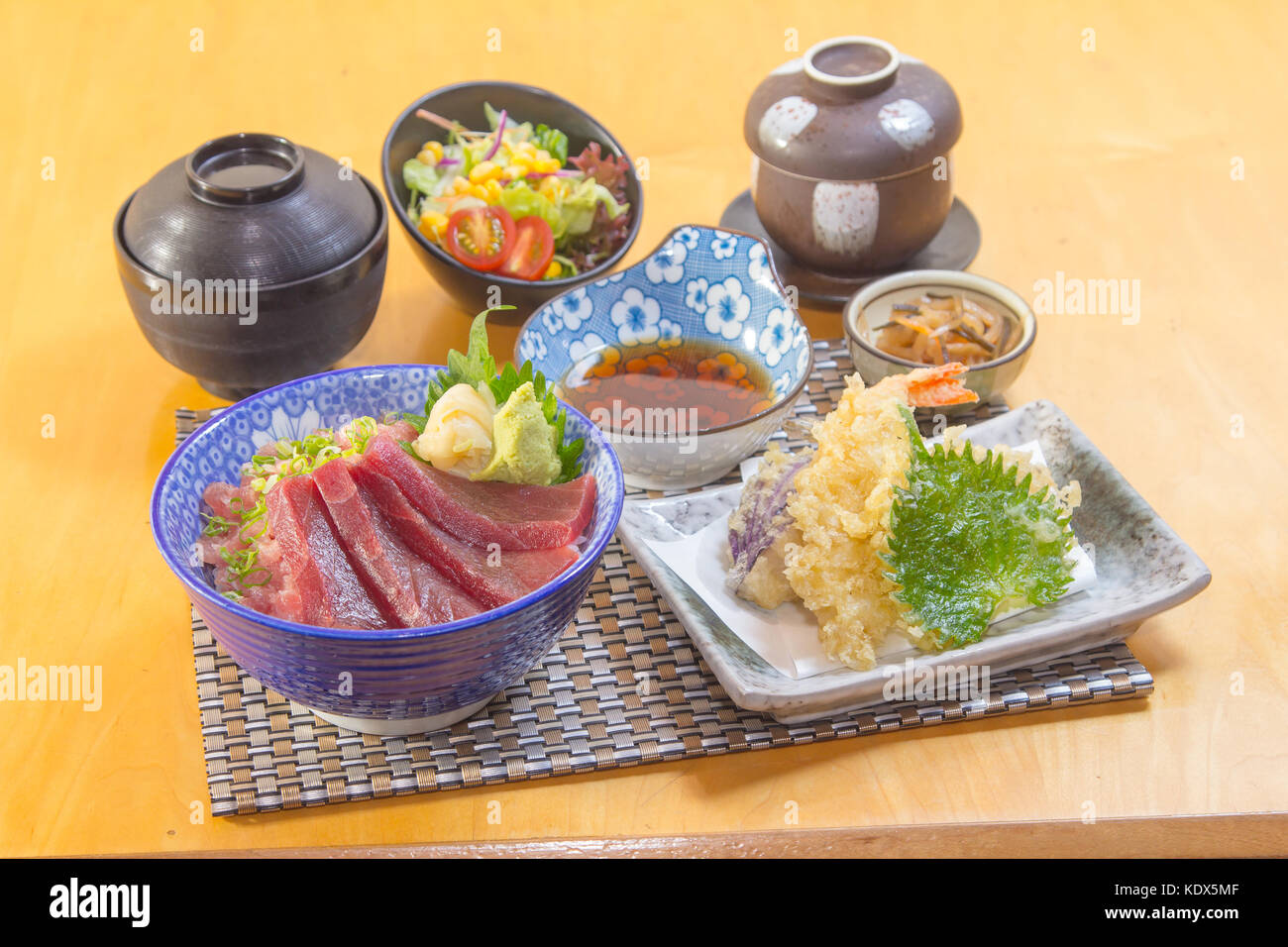japanese set meal Stock Photo - Alamy