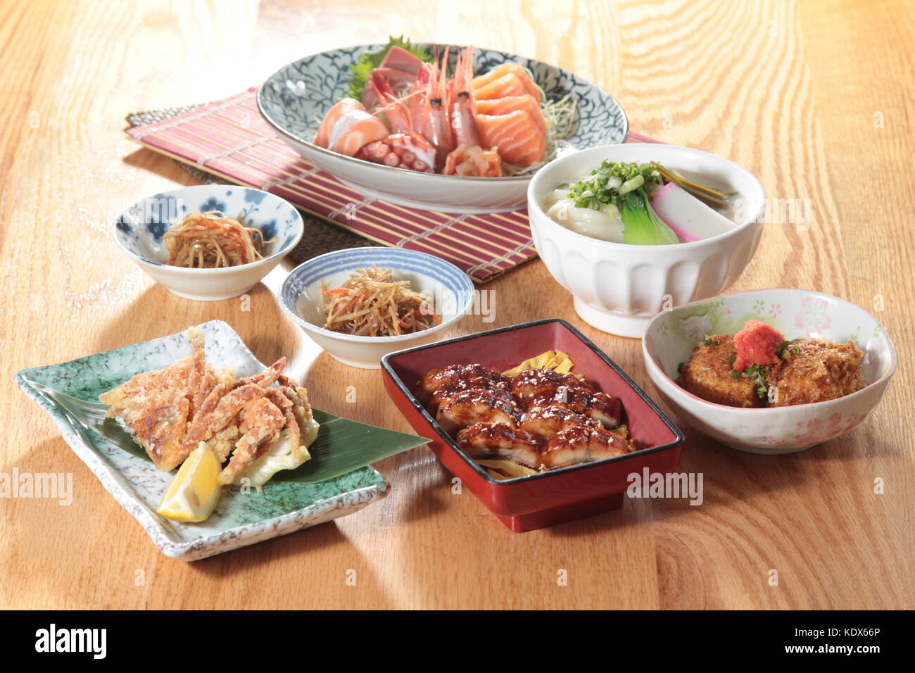 japanese set meal Stock Photo - Alamy