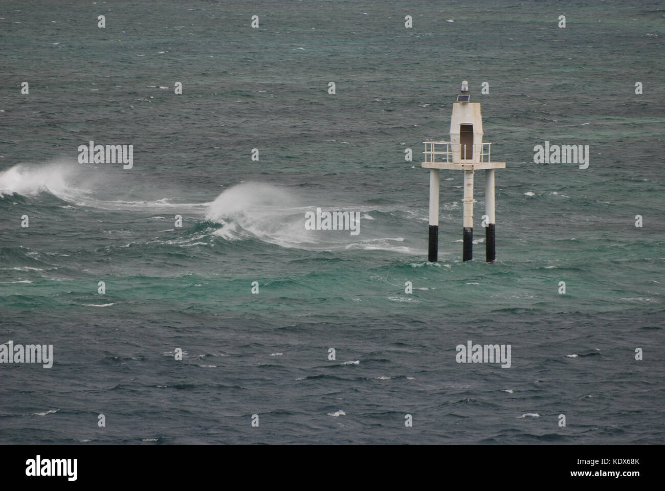 Basilisk Beacon at Entrance to Port Moresby, Papua New Guinea Stock ...
