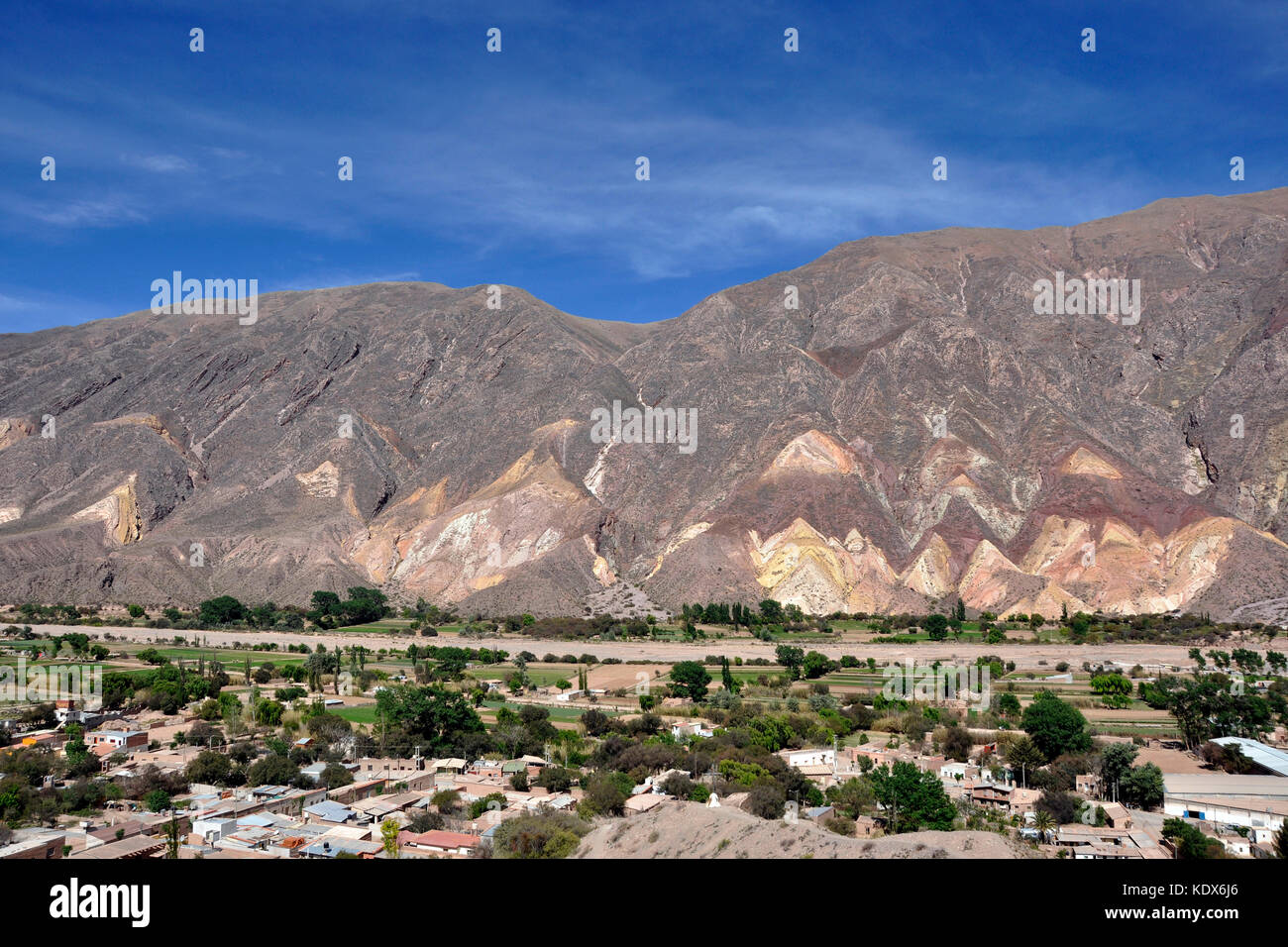 Argentina, Salta region, Humahuaca, Hornocal Paleta del Pintor Stock ...