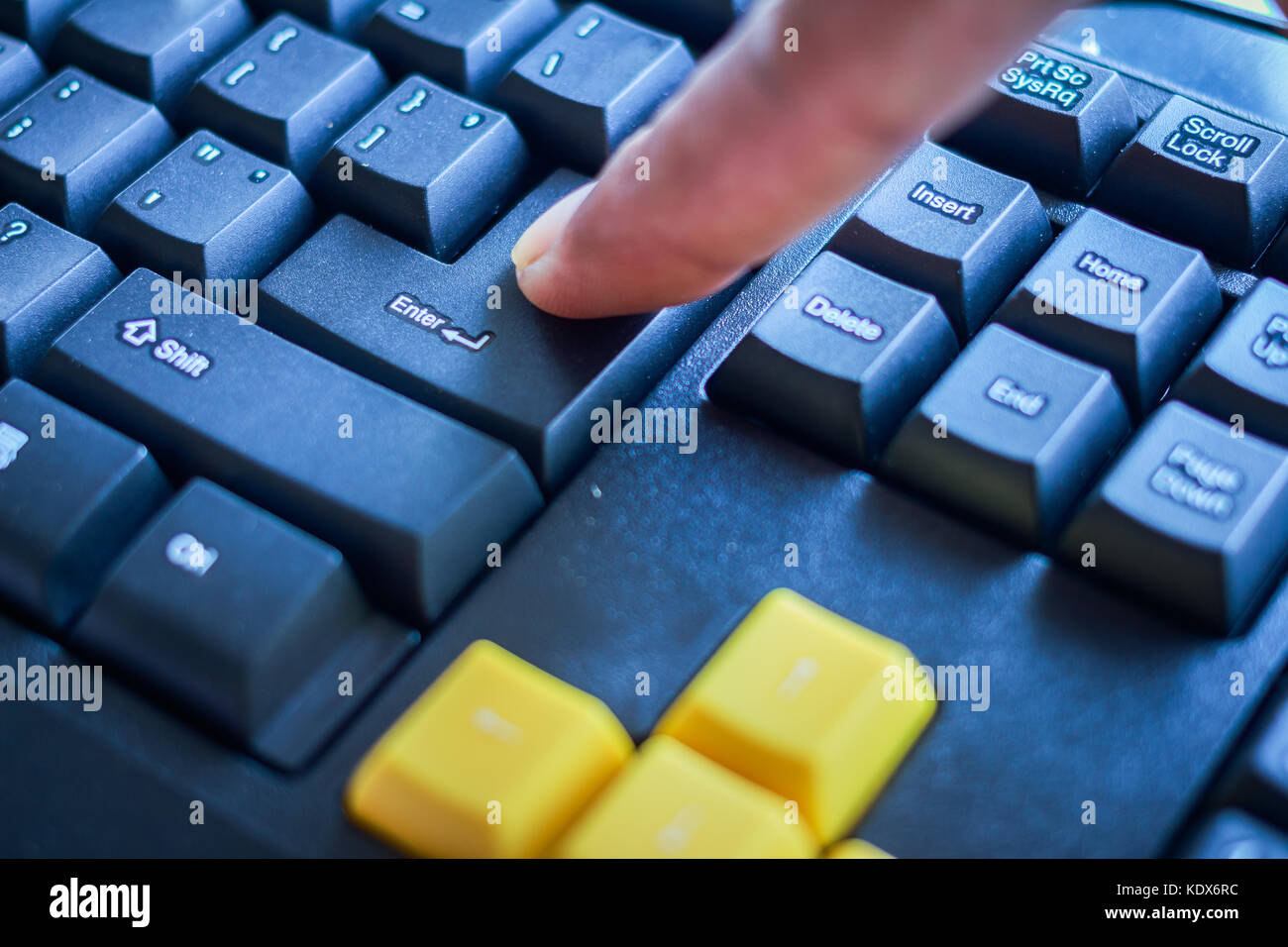 Press the Enter key on your keyboard Stock Photo - Alamy
