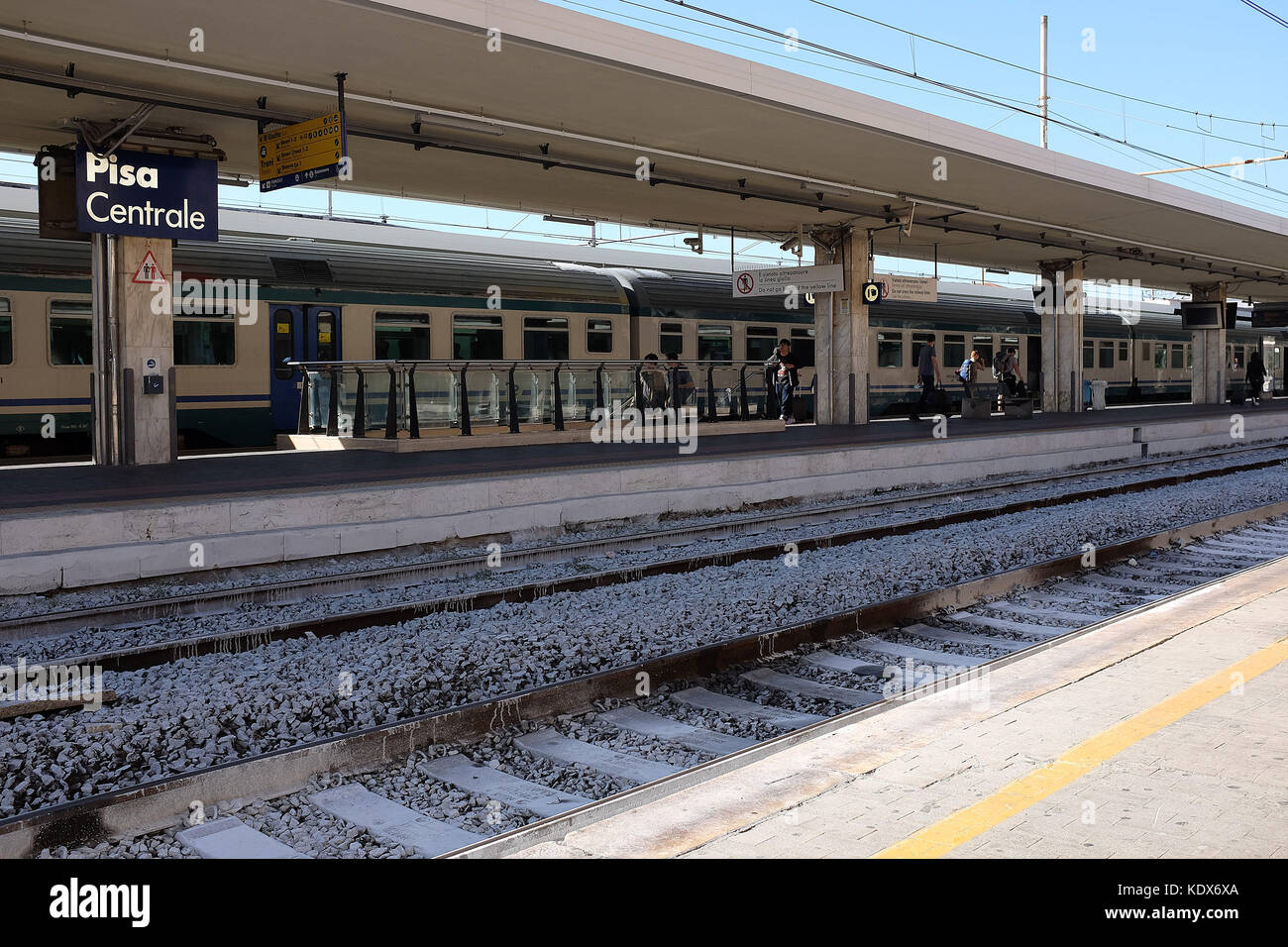 Pisa train station in the Tuscany region of Italy Stock Photo - Alamy