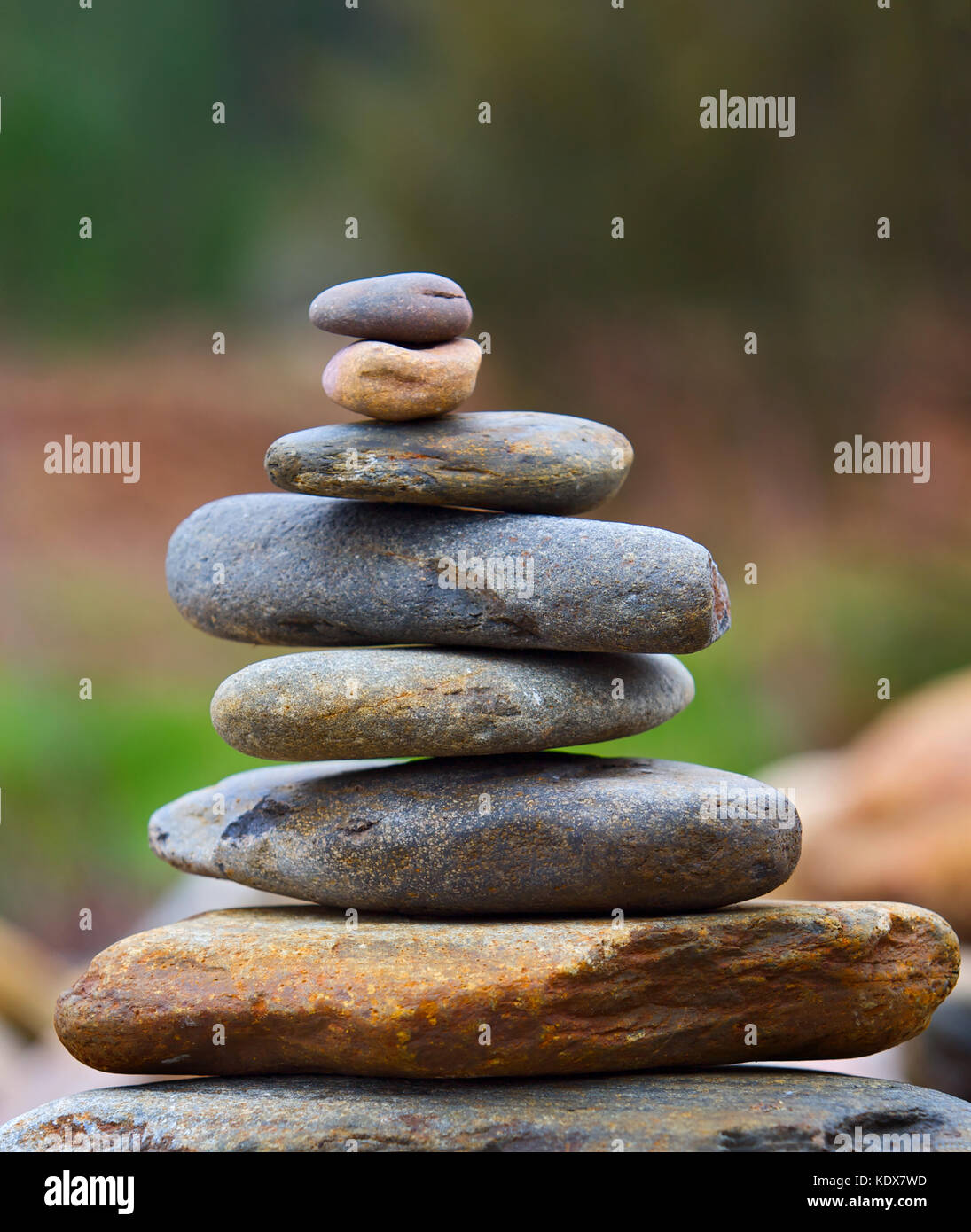 Balanced Rock Zen Stack in the nature Stock Photo - Alamy