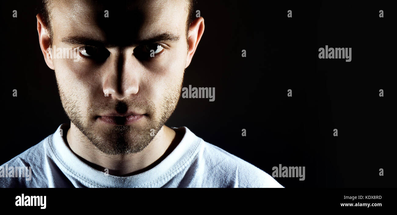 Studio Low Key Profile Portrait High Resolution Stock Photography and ...