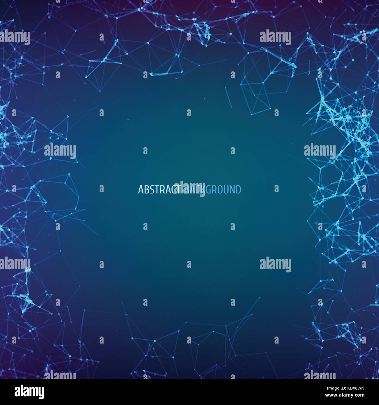 Abstract vector particles and lines Stock Vector Image & Art - Alamy