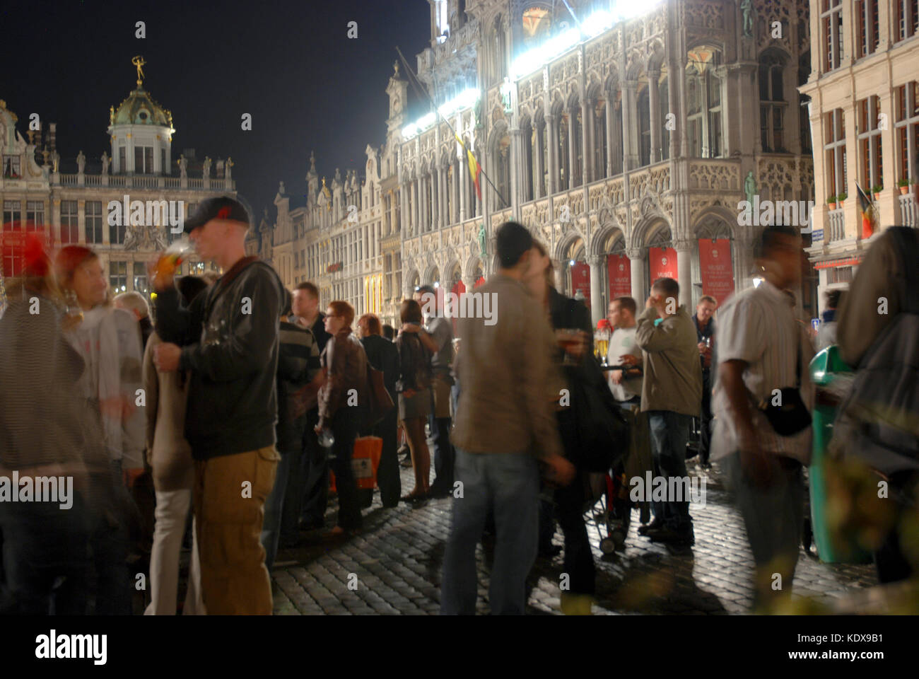 Belgian beer festival on Grand Place Stock Photo - Alamy