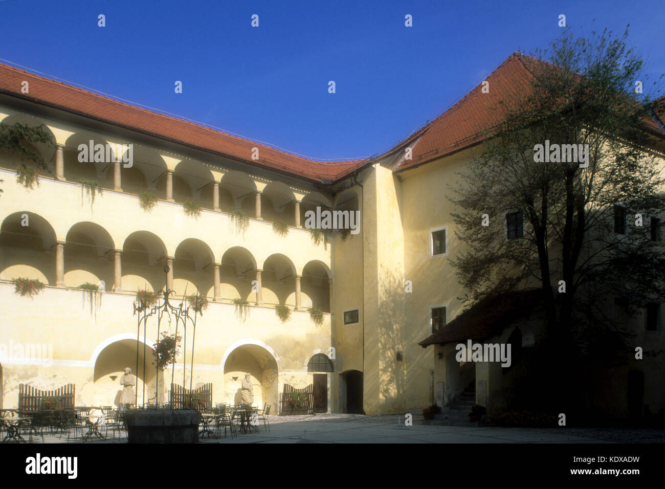 Slowenien, Grad Mokrice, Hotel Schloss Mokrice Stock Photo - Alamy