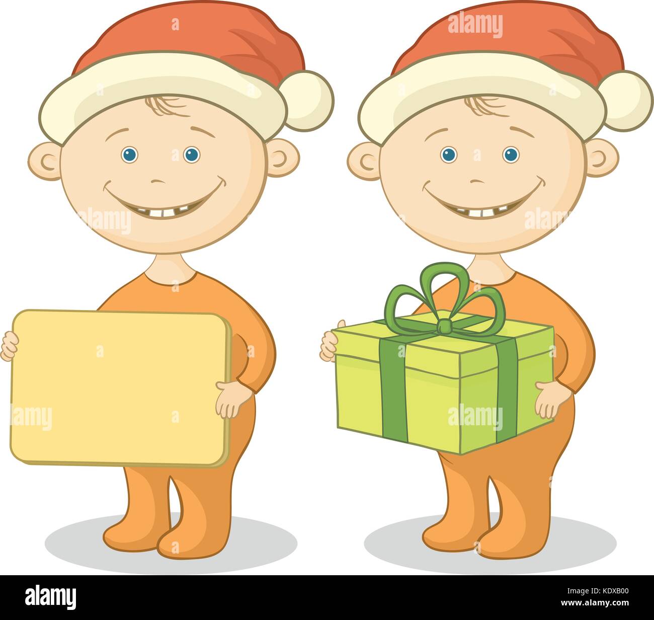 Children Santa Claus Stock Vector Image & Art - Alamy