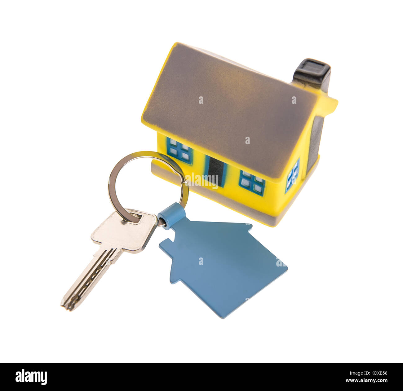 house key isolated on white Stock Photo - Alamy