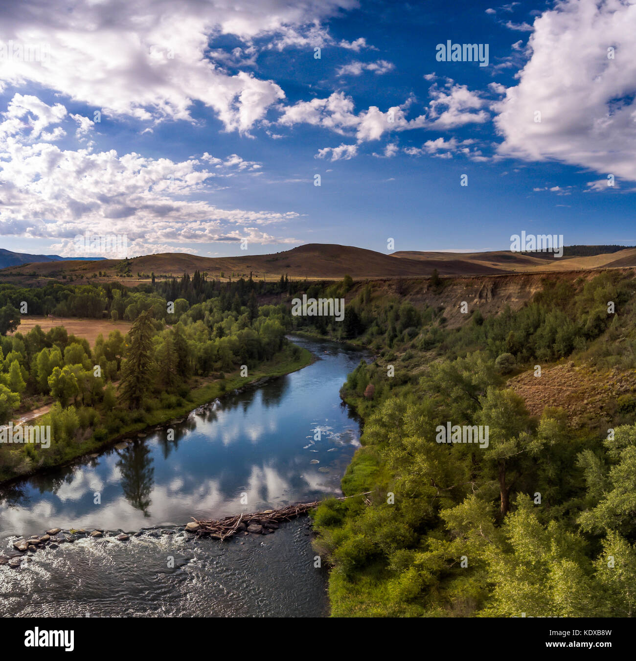 Beautiful aerial over colorado river hi-res stock photography and ...