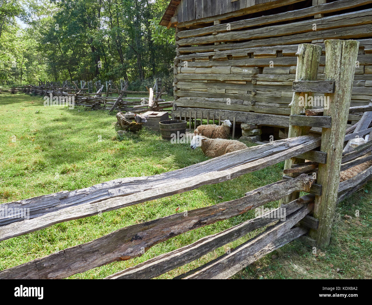 The Homeplace 1850s Stock Photo - Alamy