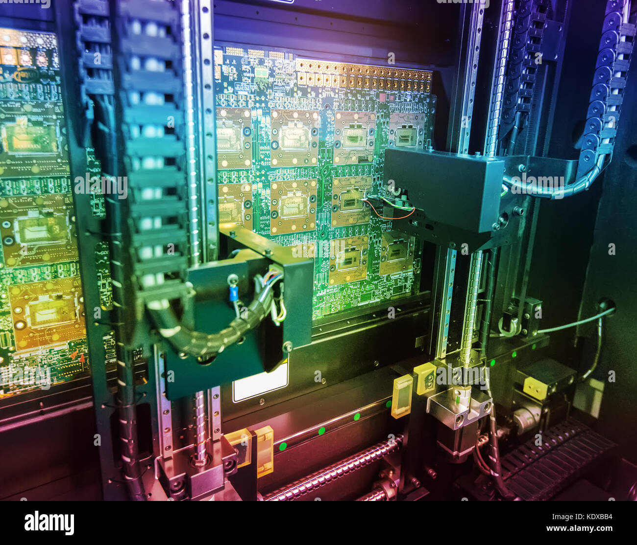 PCB Processing on CNC machine,Production of electronic components at ...