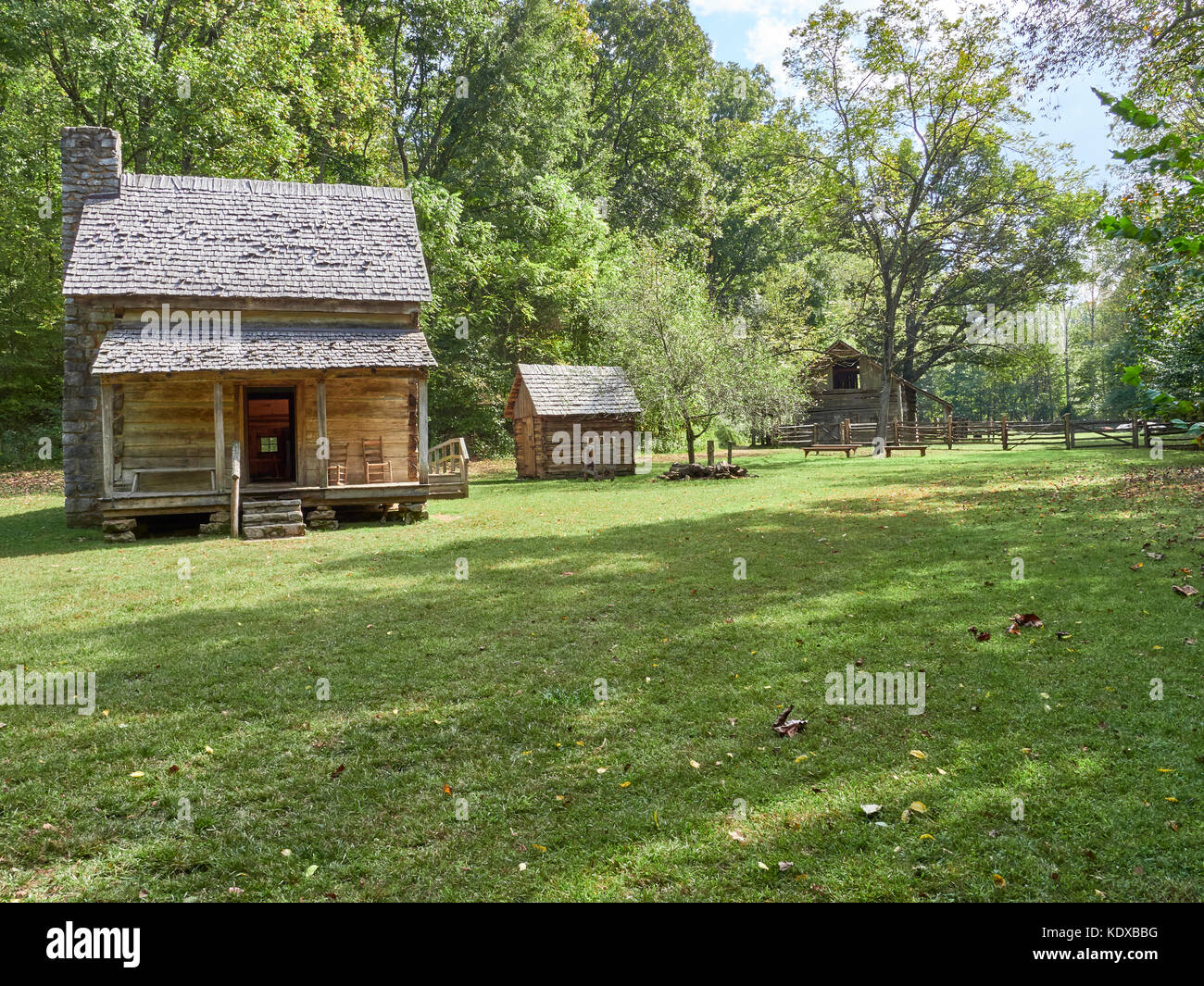 The Homeplace 1850s Stock Photo - Alamy