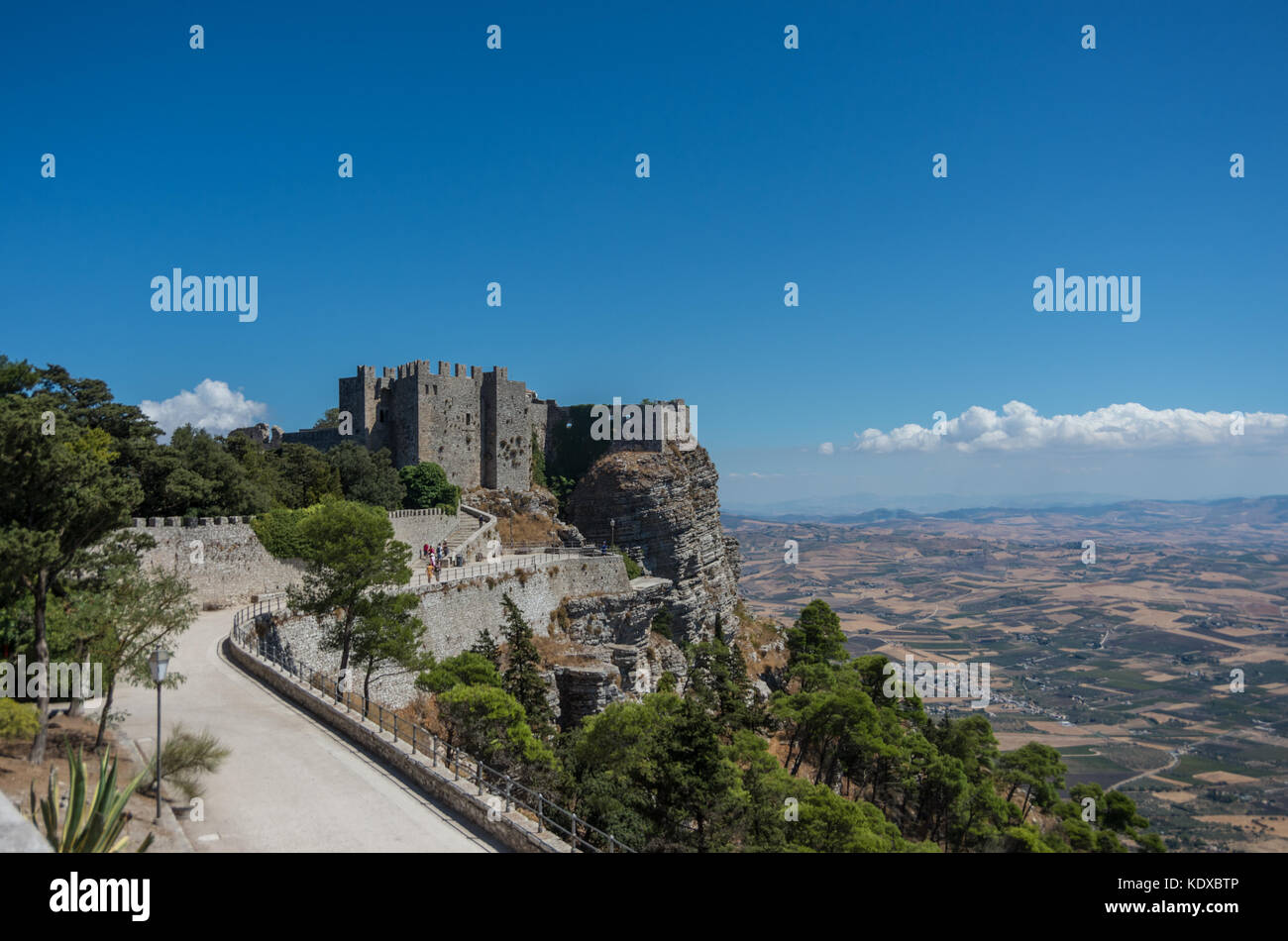 Medieval Castle of Venus in Erice, Sicily, Italy Stock Photo - Alamy