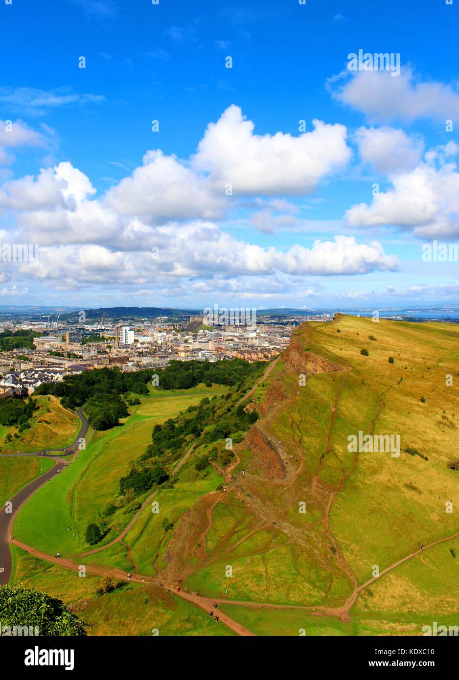 Beautiful views of Edinburgh and the Firth of Forth Stock Photo - Alamy