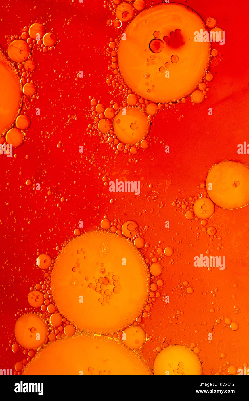 Colorful water bubles on water as abackground Stock Photo - Alamy