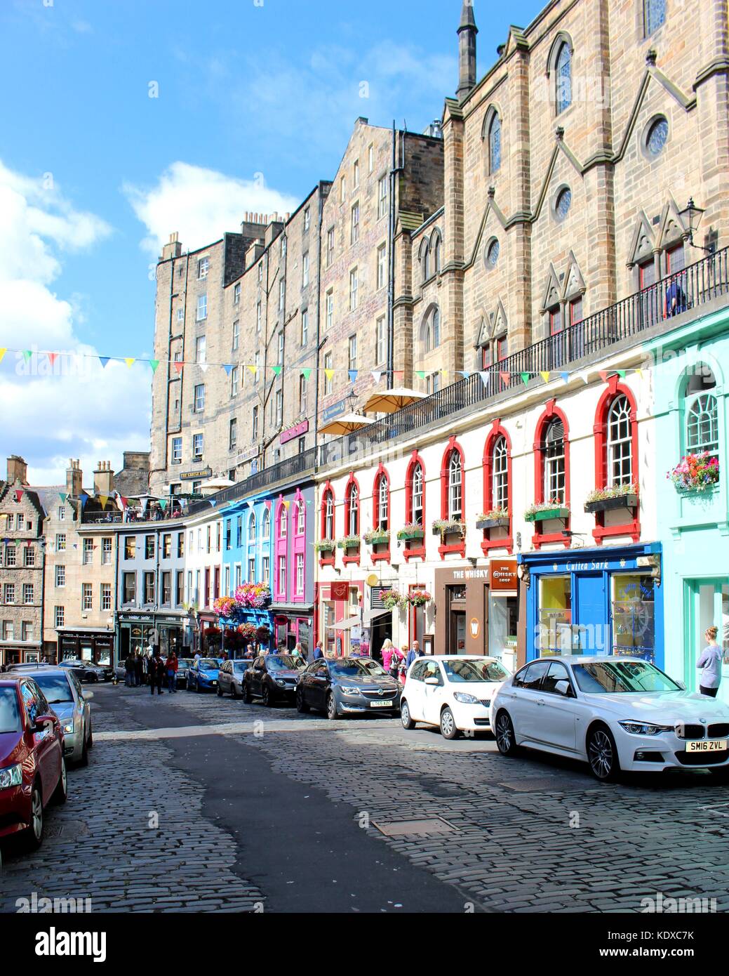 Edinburgh street name hi-res stock photography and images - Alamy