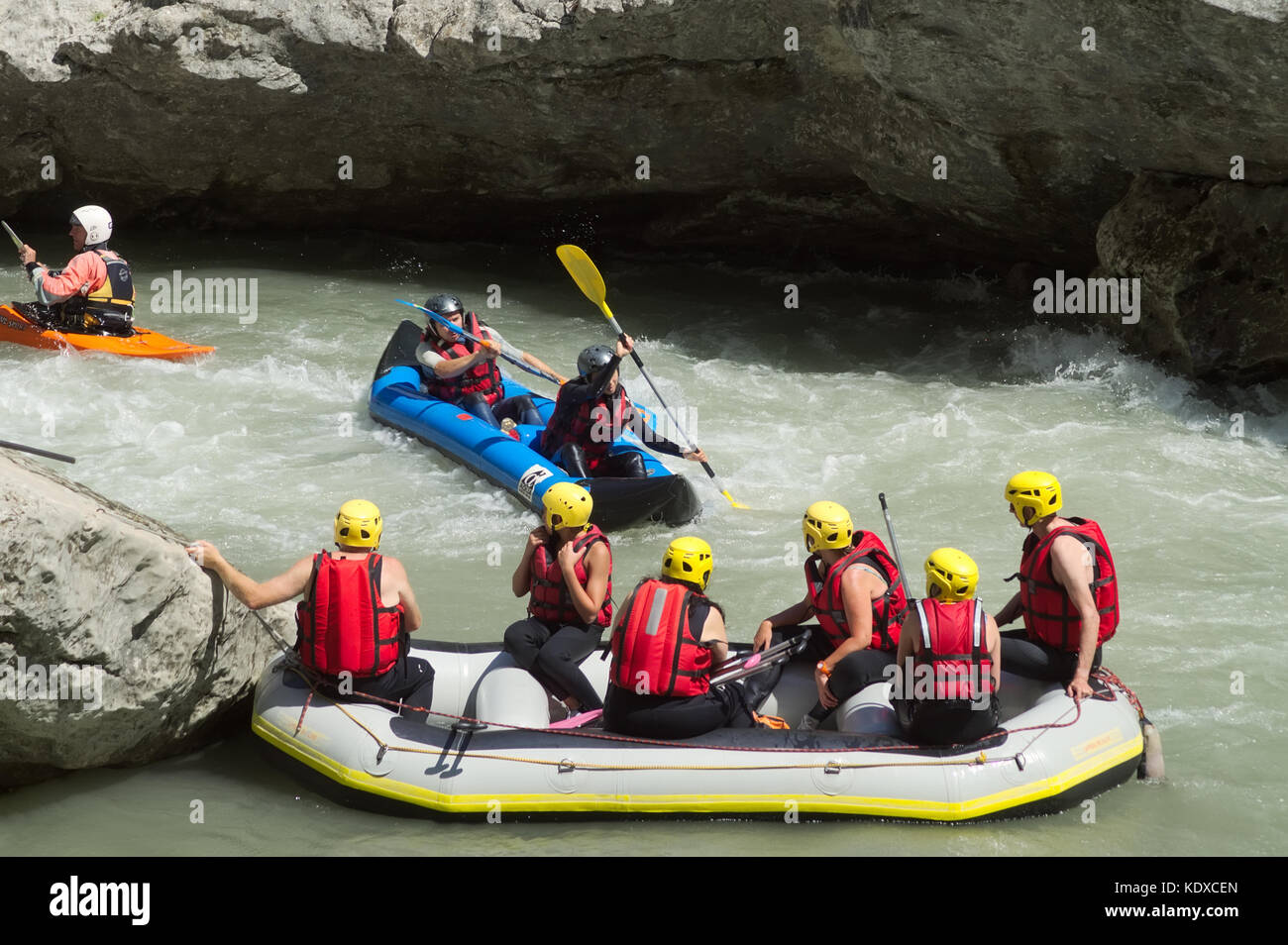 Whitewater rafting helmet hi-res stock photography and images - Alamy