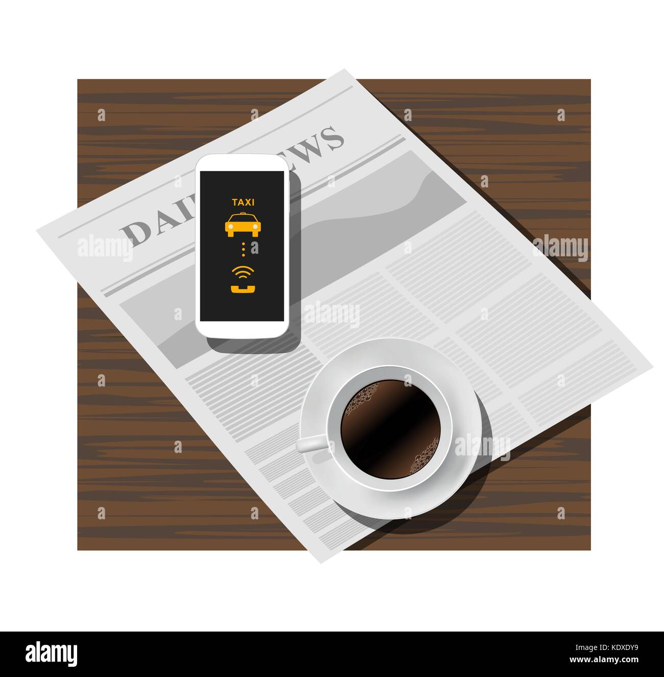 Taxi calling service Stock Vector Images - Alamy