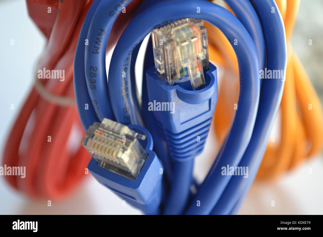 Connectors and cables Stock Photo - Alamy