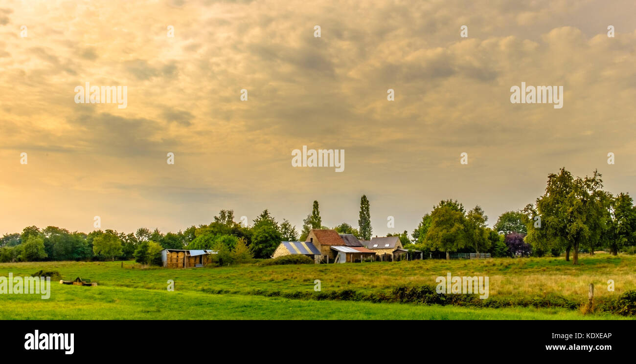 Normandy Countryside Farm High Resolution Stock Photography and Images ...