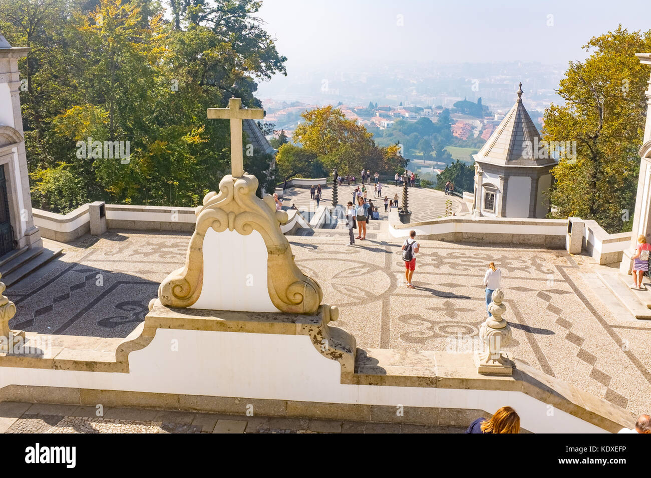 Bom Jesus do Monte Monastery in Braga Portugal Stock Photo - Alamy
