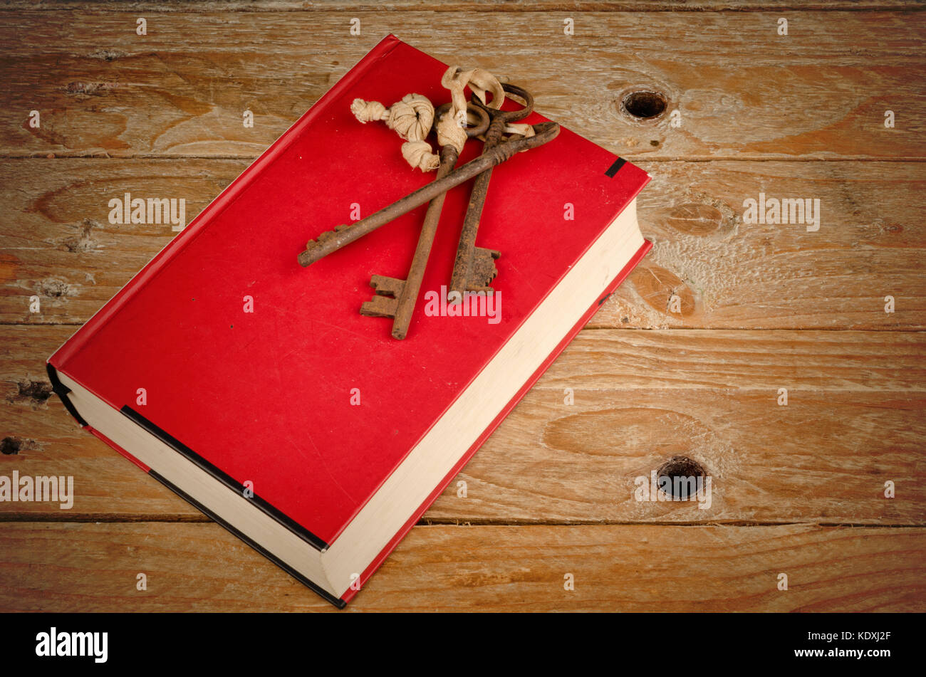 The key to knowledge, a concept on the importance of education Stock ...