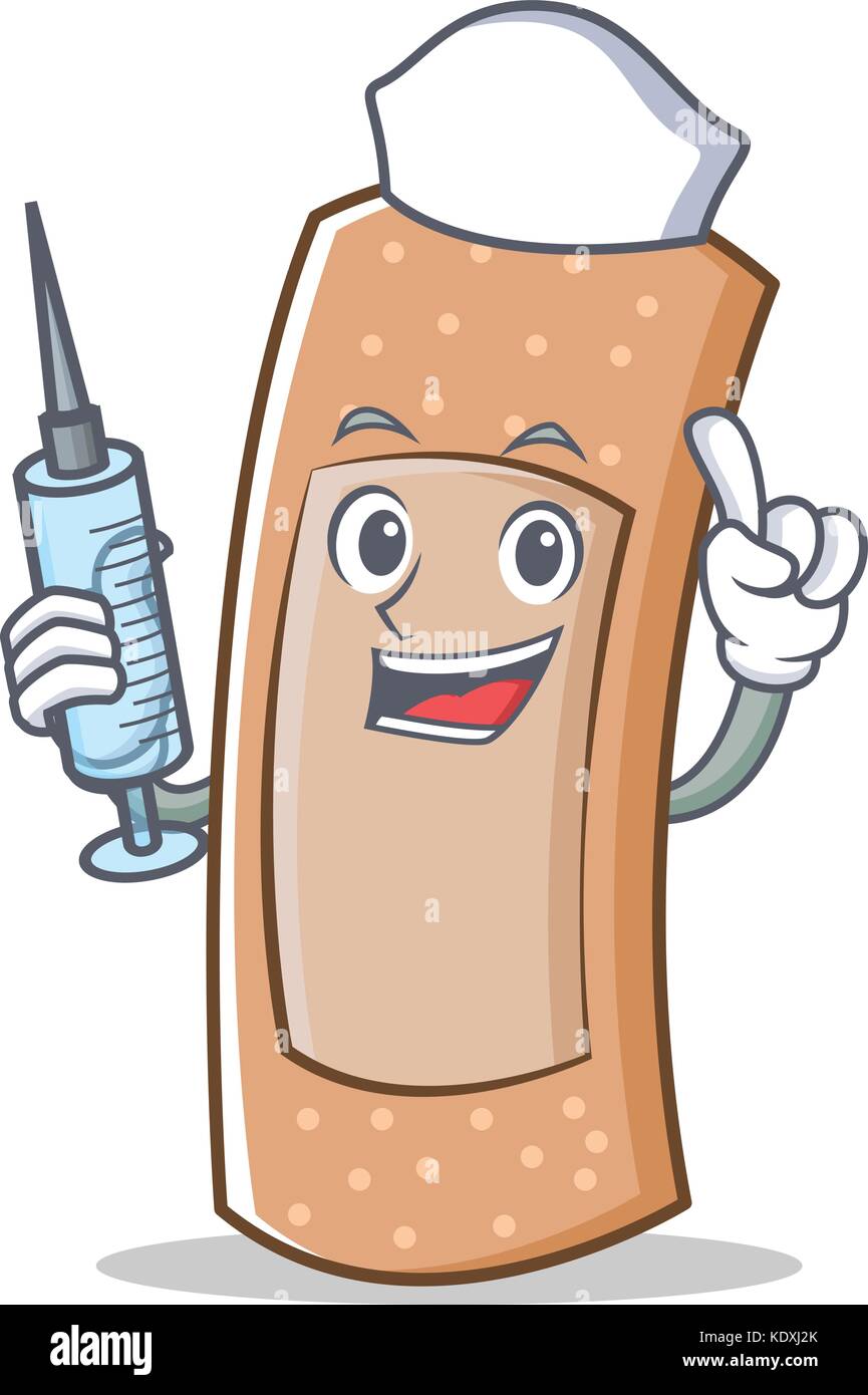 Nurse band aid character cartoon Stock Vector Image & Art - Alamy