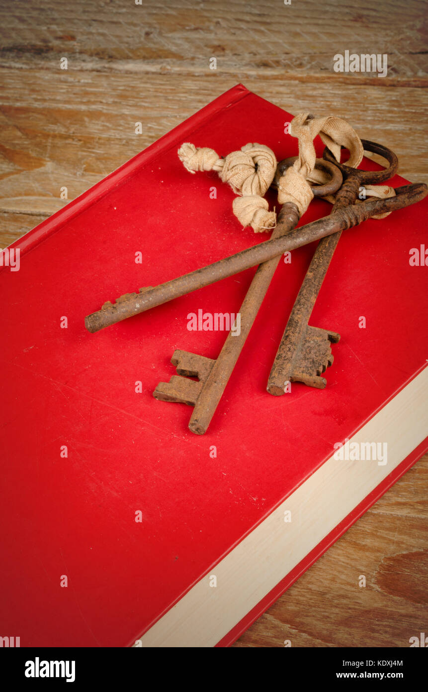 The key to knowledge, a concept on the importance of education Stock ...