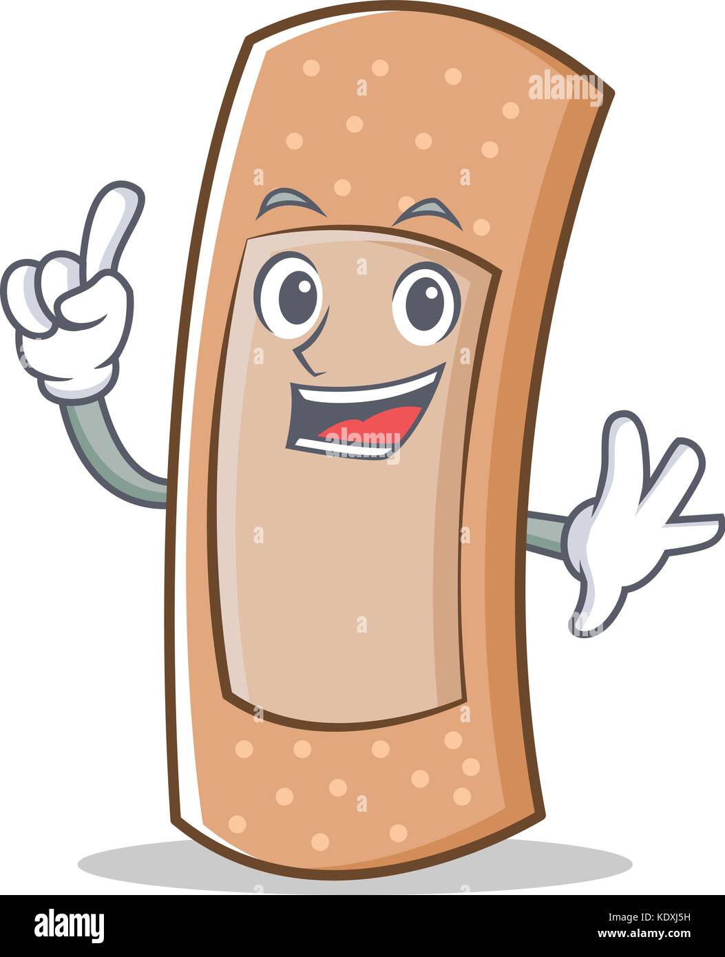 Finger band aid character cartoon Stock Vector Image & Art - Alamy