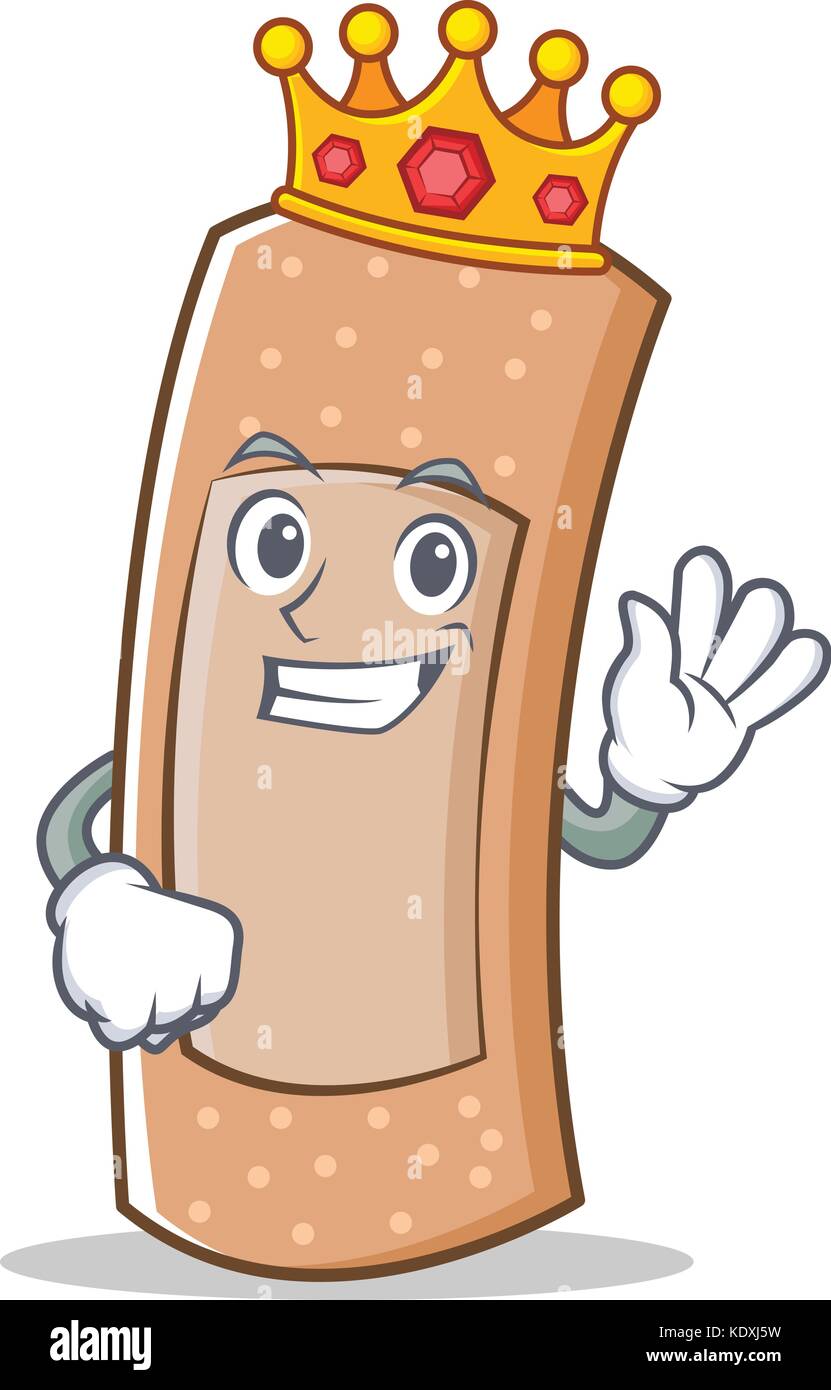 King band aid character cartoon Stock Vector Image & Art - Alamy
