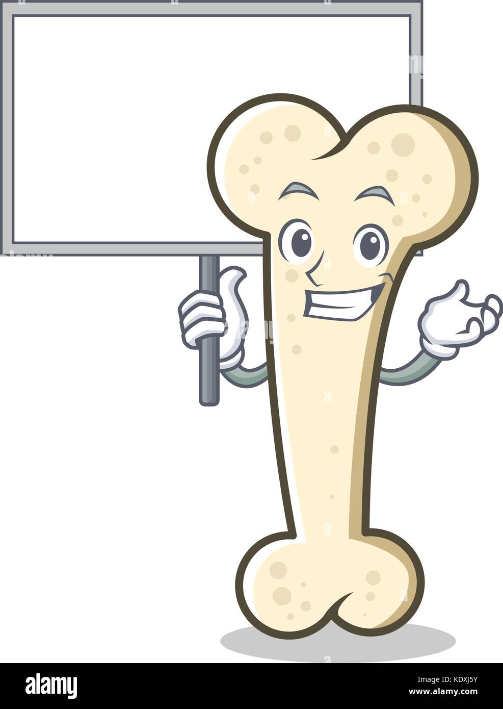 Bring board bone character cartoon mascot Stock Vector Image & Art - Alamy