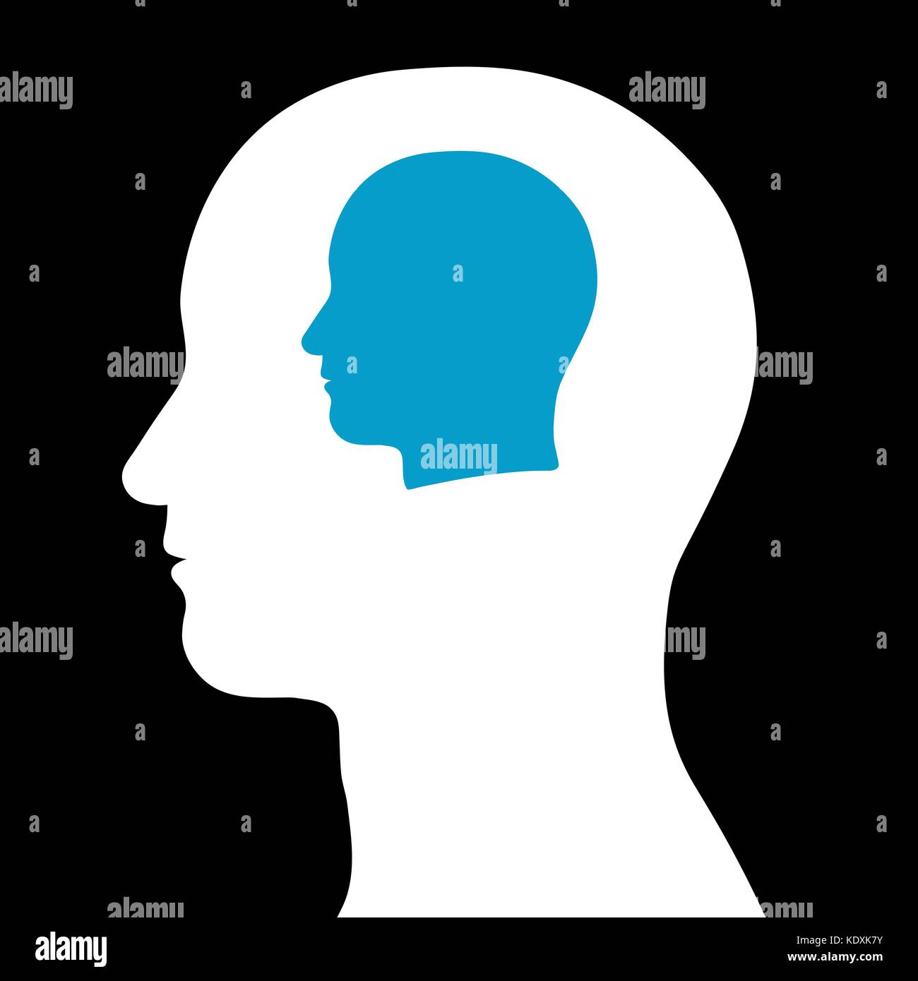 Soul contemplate Stock Vector Images - Alamy