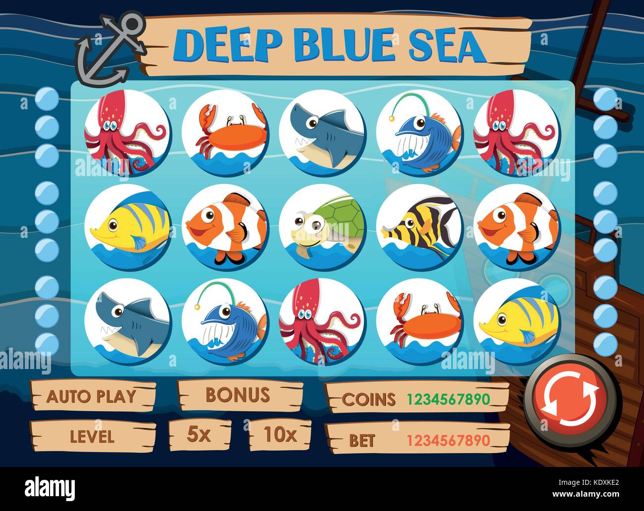 Aquatic game Stock Vector Images - Alamy