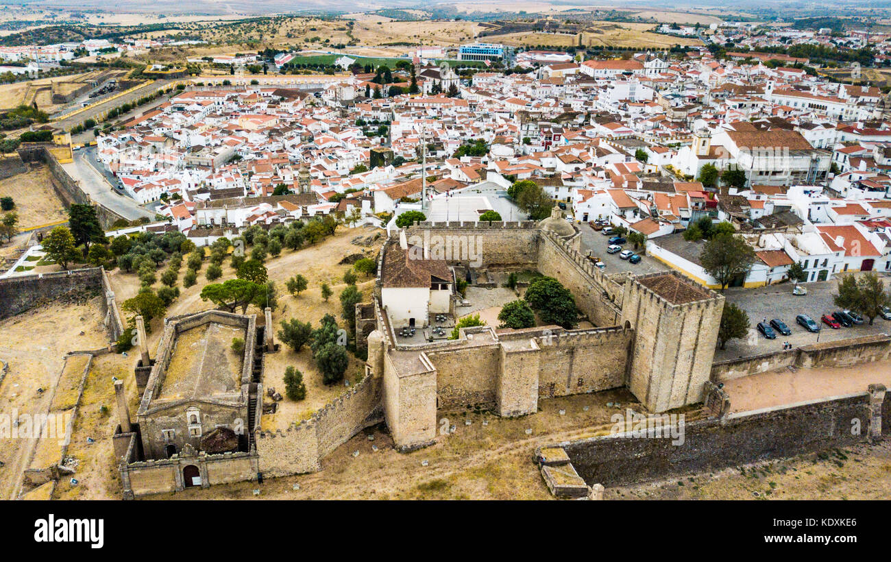 Bastian Fort, City Walls, Castle of Elvas, Portugal Stock Photo - Alamy