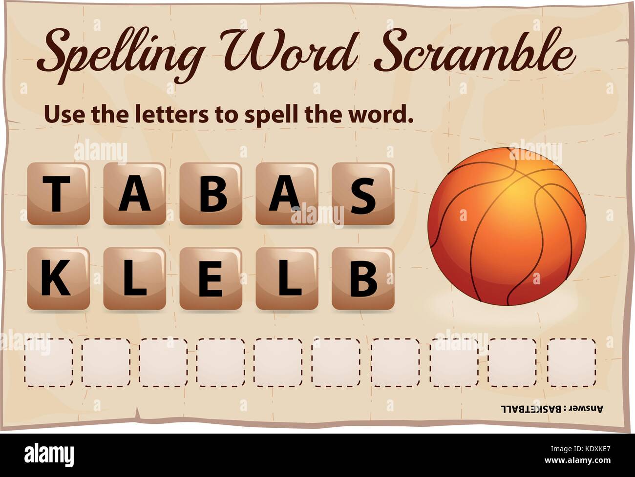 Basketball words Stock Vector Images - Alamy