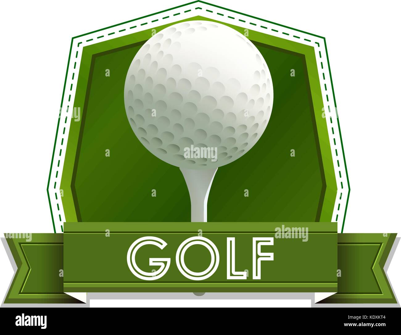 Label design golf ball hi-res stock photography and images - Alamy