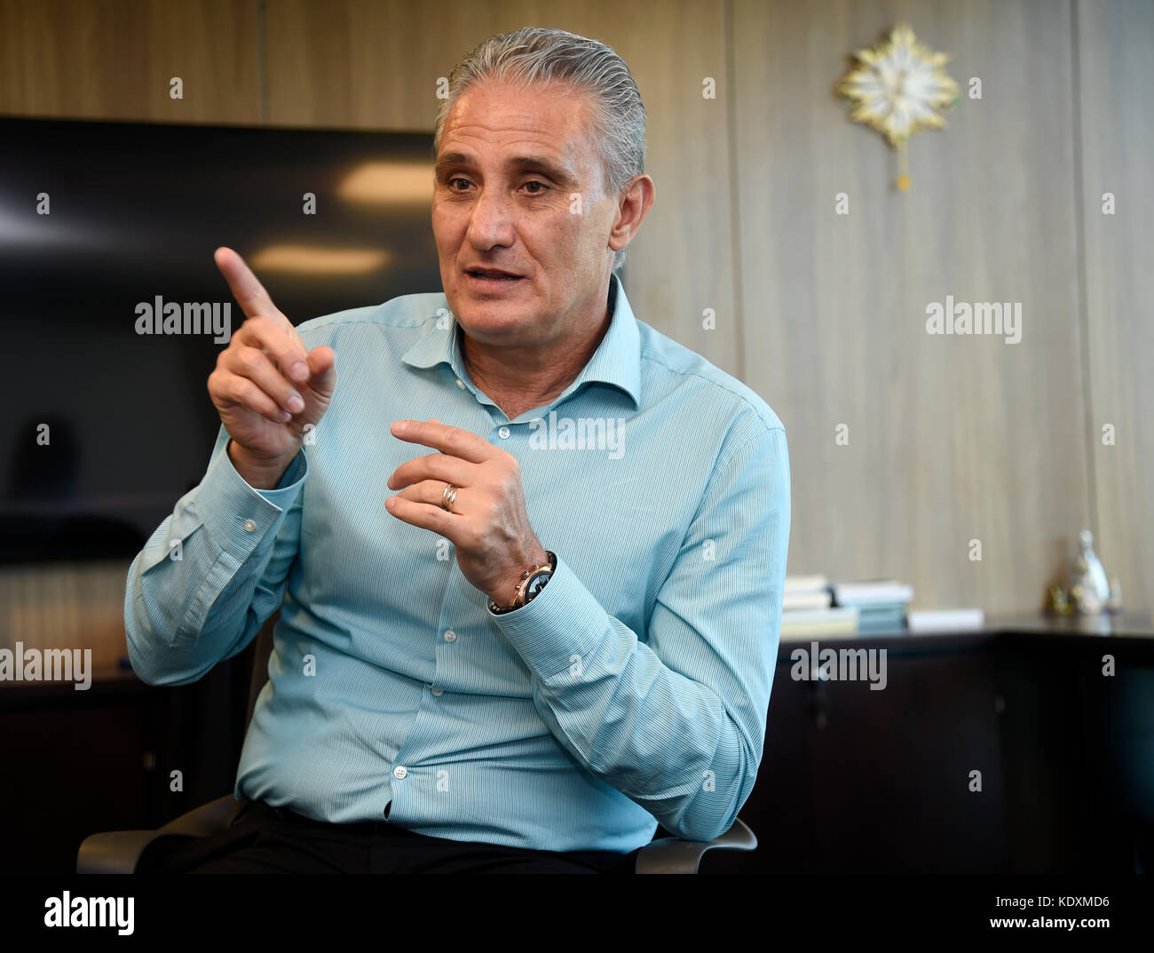 Rio de Janeiro-Brazil , Tite coach of the Brazilian national soccer ...